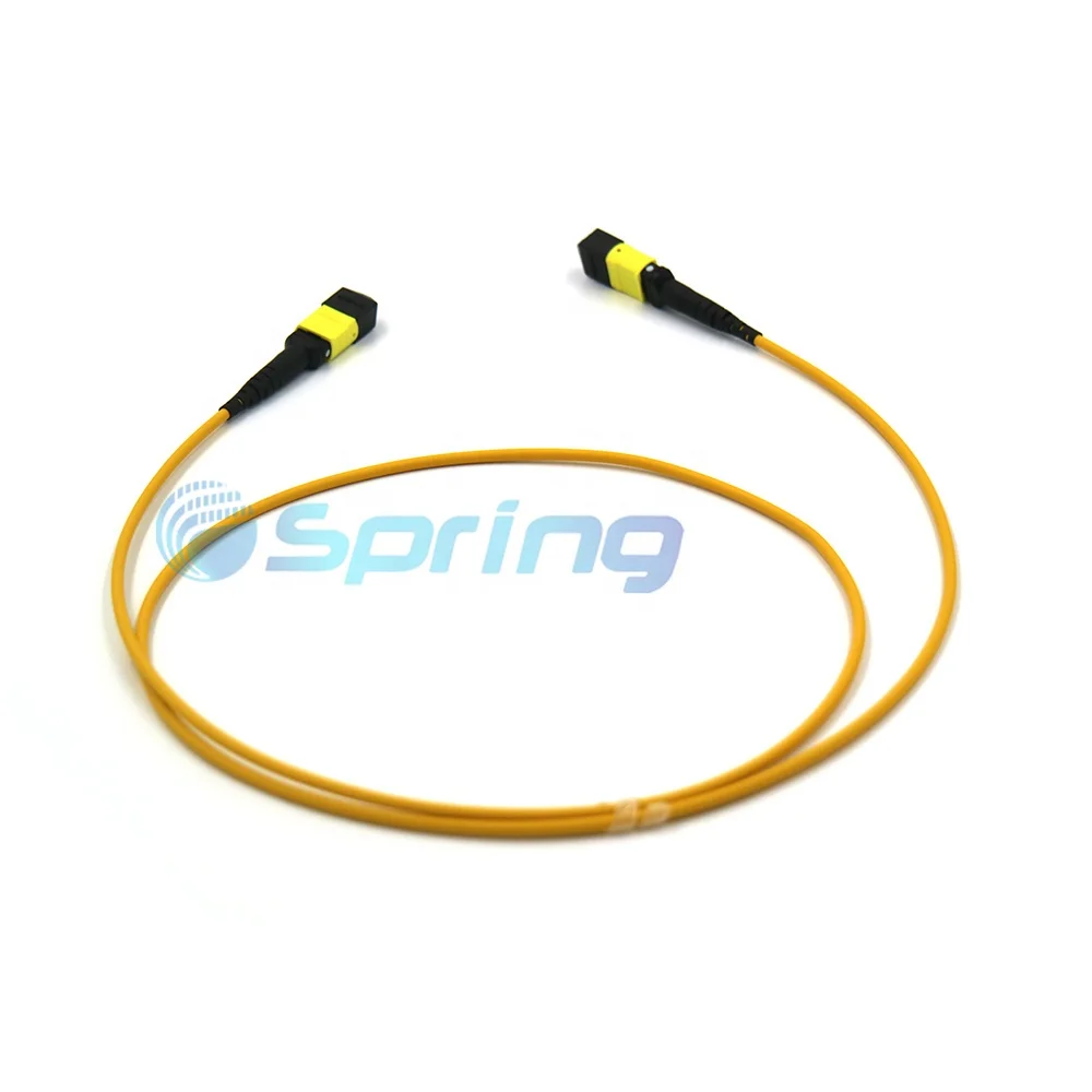 12 Cores Trunk Cable Type B LSZH Yellow MPO Fiber Patch Cord| Alibaba.com