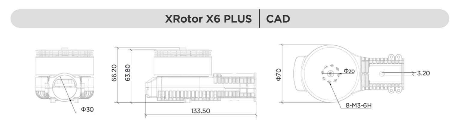 Hobbywing X6 Plus Power Kit - 5 Liter Load Drone Motor ESC
