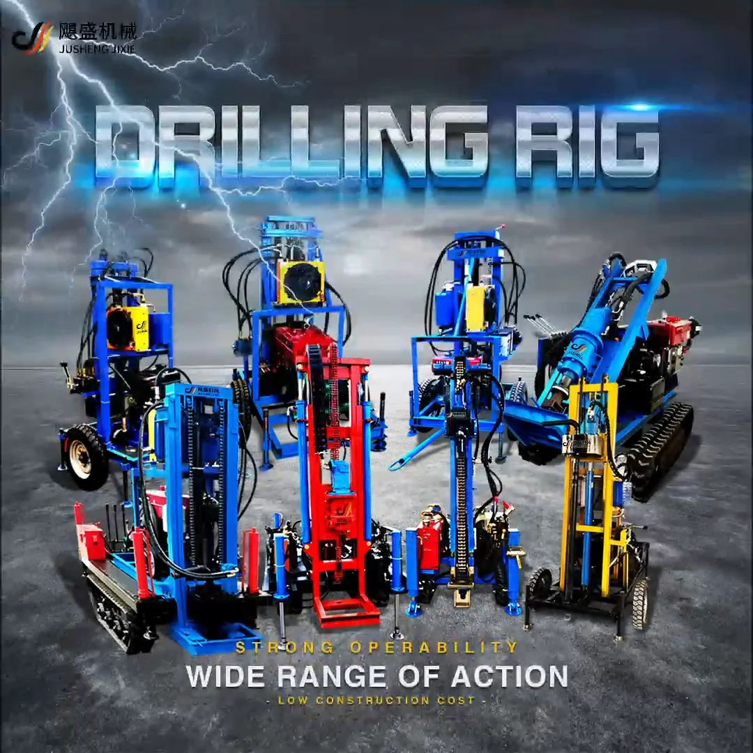 Small Two Wheeled Diesel Engine Hydraulics 22hp28hp35hp Hydraulic Drill ...