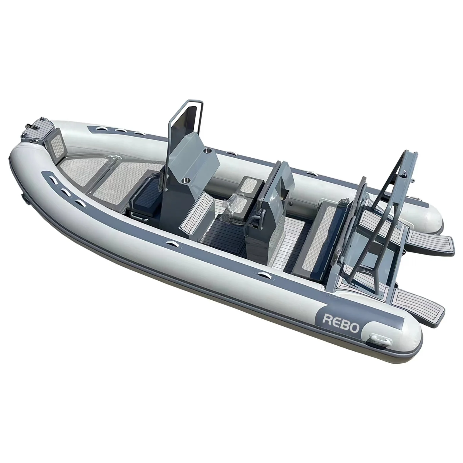 Aluminum Hull 19ft Rib560 Ce Certificate Hypalon/pvc/orca Rib ...