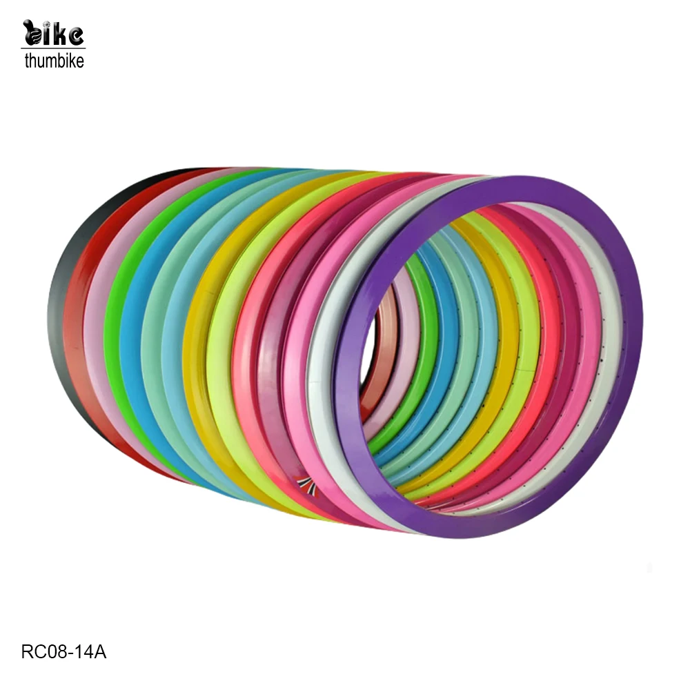Customized Color Aluminum Alloy Rim - 40mm 32H Fixed Gear Bicycle Rim ...