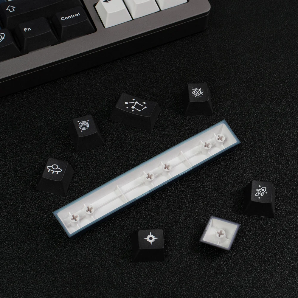 Gmk Galaxy Keycaps Cherry Profile Dye Sublimation Pbt 136 Keys ...