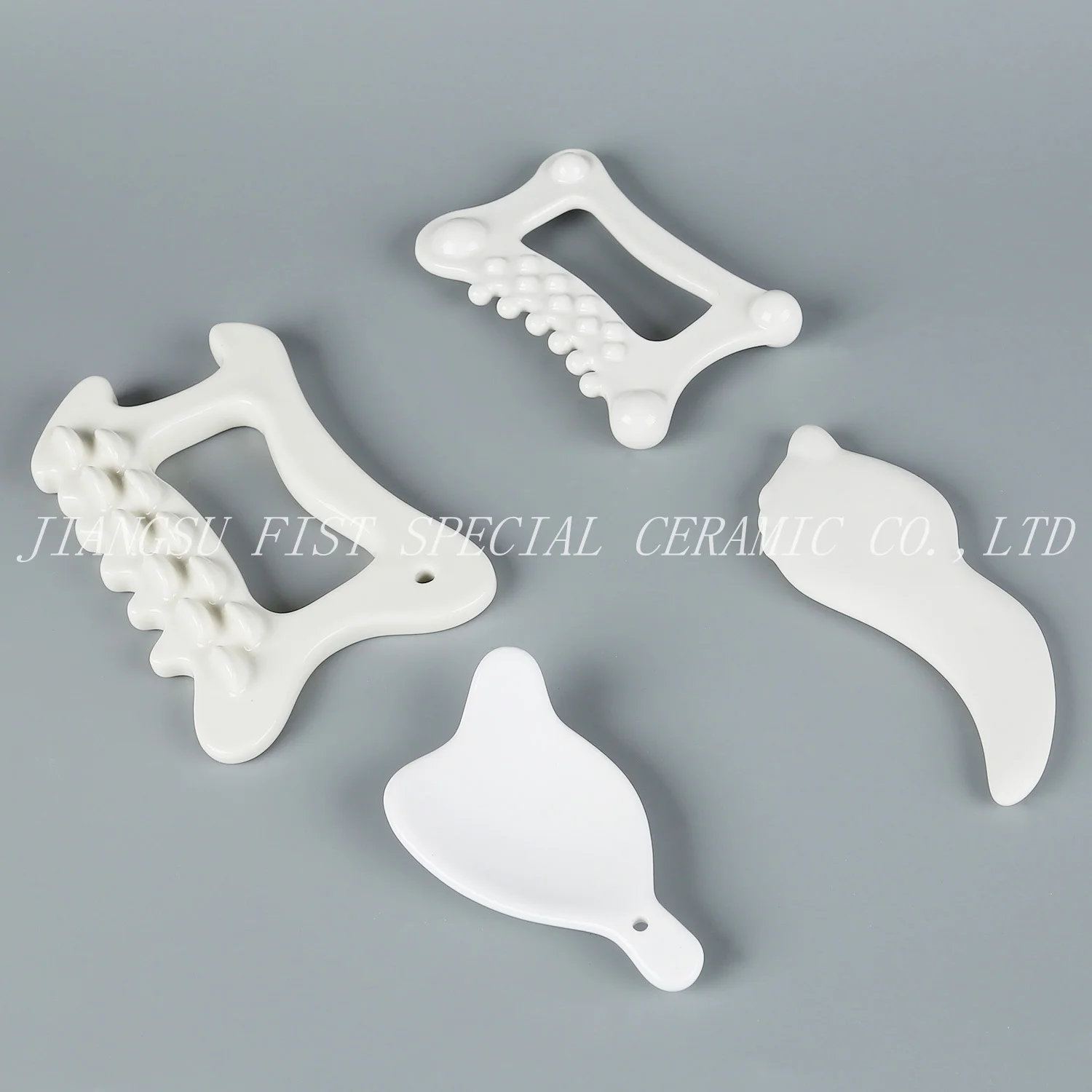 Hot Sale Customized Facial Ceramic Gua Sha Massager for Lymphatic ...