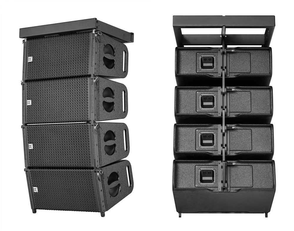 Two Way Line Array System Stage Professional Speaker With Dual 10 Inch Woofer & Neodymium 3 Inch ...