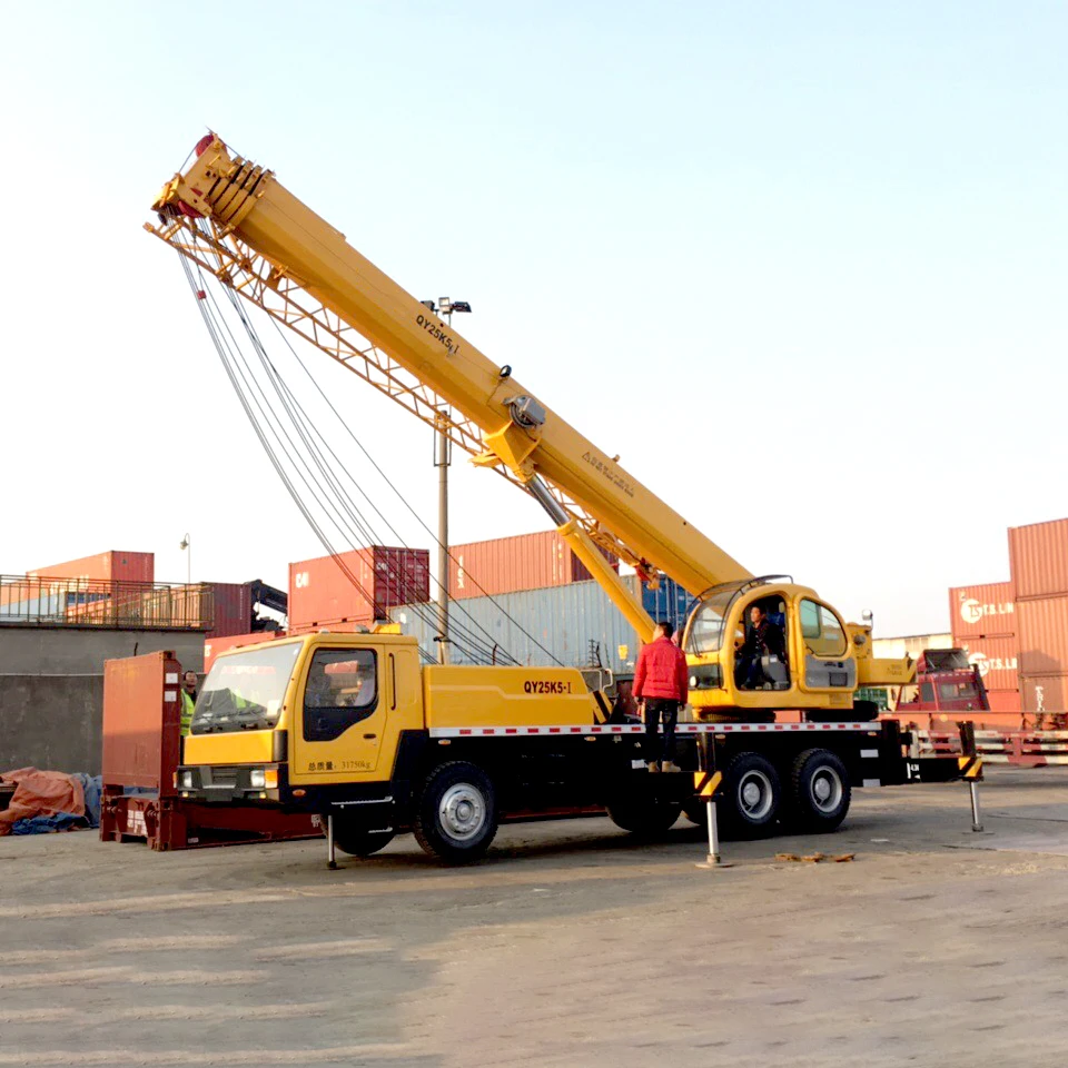 Construction Equipment 25ton Truck Crane Qy25k5-i Crane Truck Made In ...