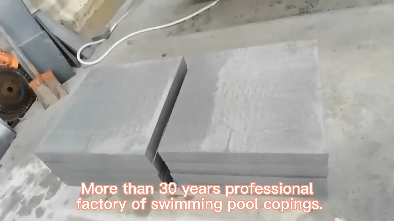 Gray Stone Tiles Swimming Pool Coping Granite - Buy Granite Paving ...