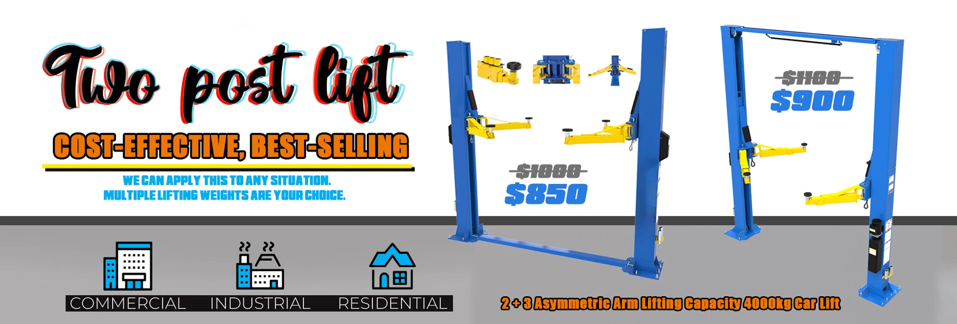 4 Post Car Lift Auto Lift 4 Post Truck Lifting Machine For Workshop ...