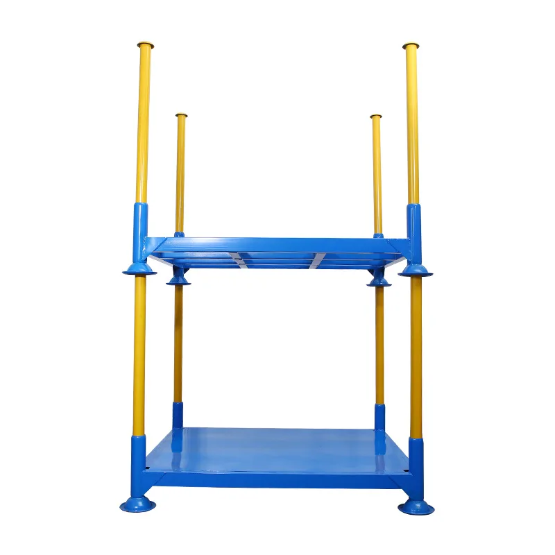 Warehouse Steel Post Pallet Pipe Rack System Collapsible Steel Pallet ...