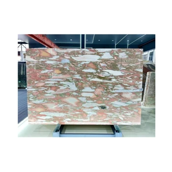 Norwegian Rosa Rose Calacatta White Marble With Pink Color Weins Slab ...