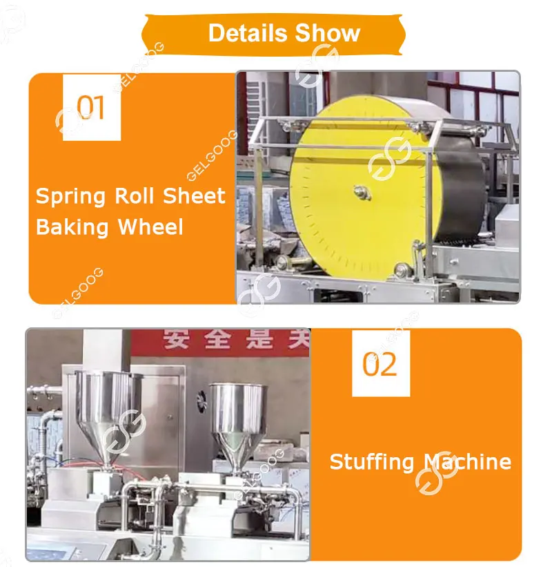 Gelgoog Automatic Small Spring Roll Maker Lumpia Pastry Spring Roll ...