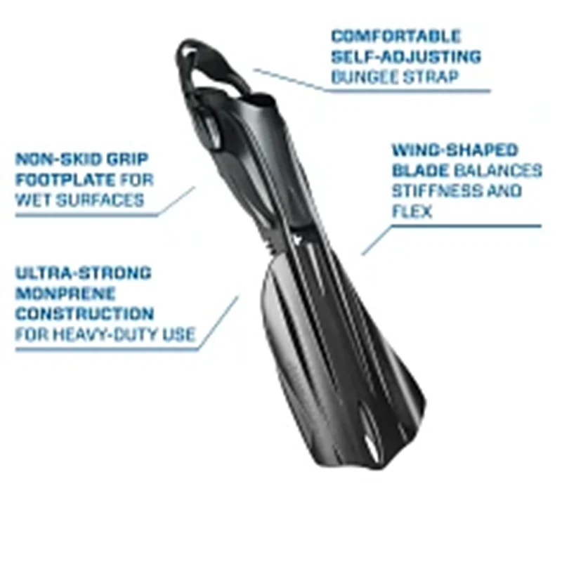 Split-fin Diving Fins Energy-saving Design and Powerful Thrust Suitable ...