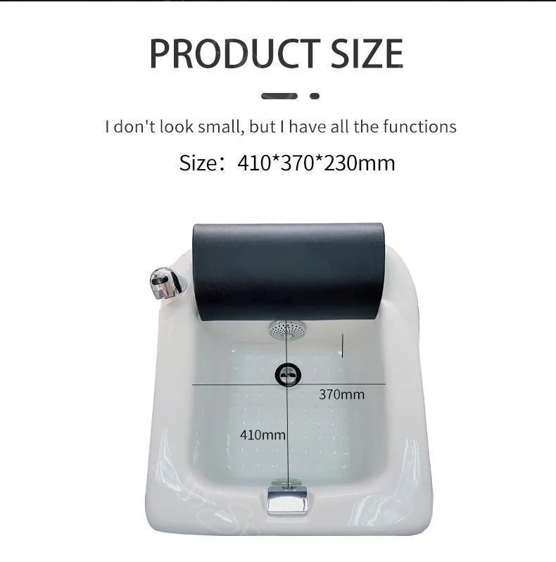Portable Foot Spa Massage Shampoo Basin Nail Salon Pedicure Basin ...