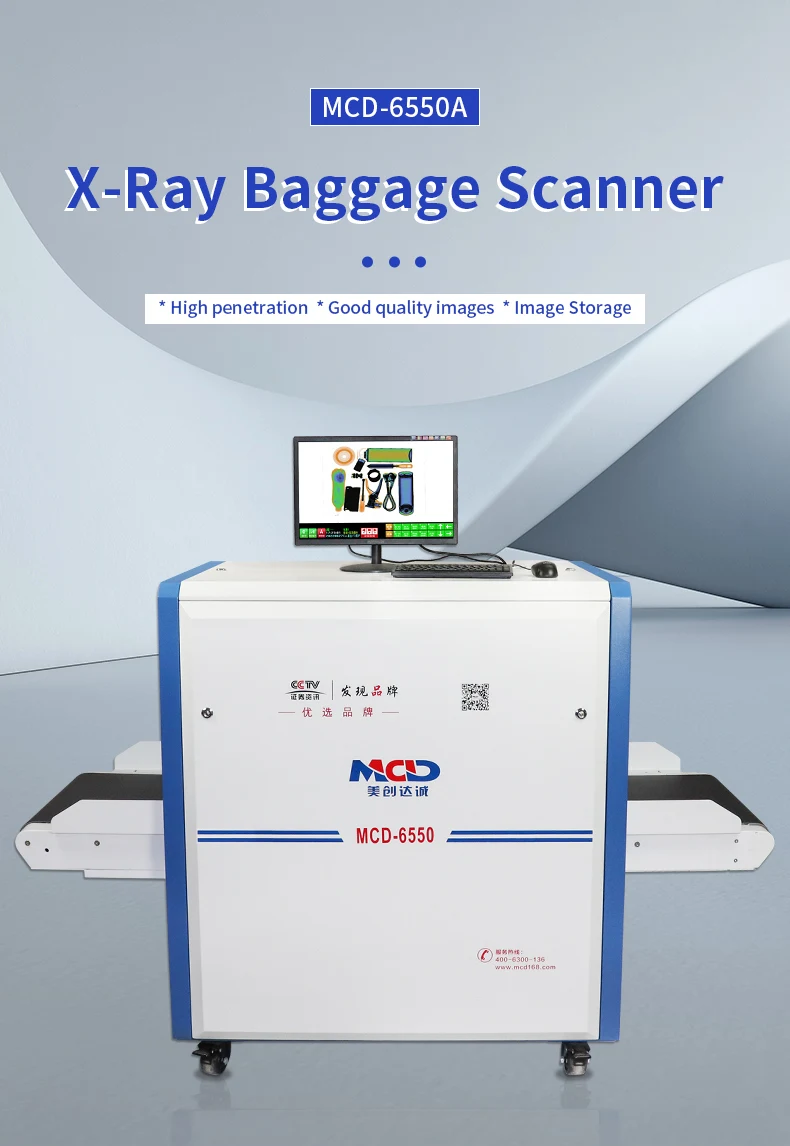 Mcd-6550a X Ray Baggage Scanner Price,Weapons Drugs Explosives Detection Systems - Buy X-ray ...
