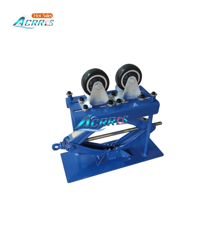 Adjustable Pipe Roller Support Rollers Height adjustable Pipe Bracket ...