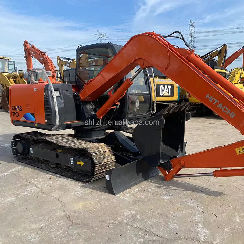Second Hand Construction Equipment Hitachi Zx70 Crawler Excavator ...