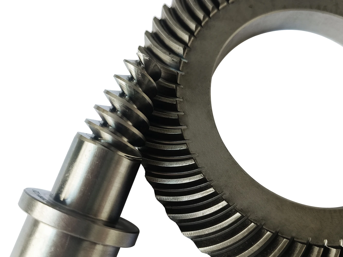Heavy Duty Helical Spiral Gear Hollow Rotating Platform Speed Reduction ...