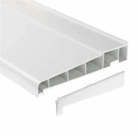 White Interior Exterior UPVC Plastic PVC Bullnose Window Sill Board