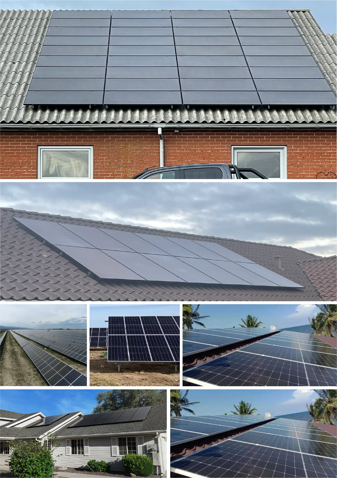 Bifacial All Black Topcon 550W 575W 580W Solar Panels 585Watt Solar ...