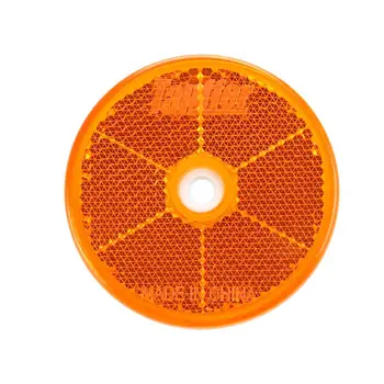 Round 60mm Truck Trailer Reflex Reflector With 5mm Hole - Buy Reflex ...