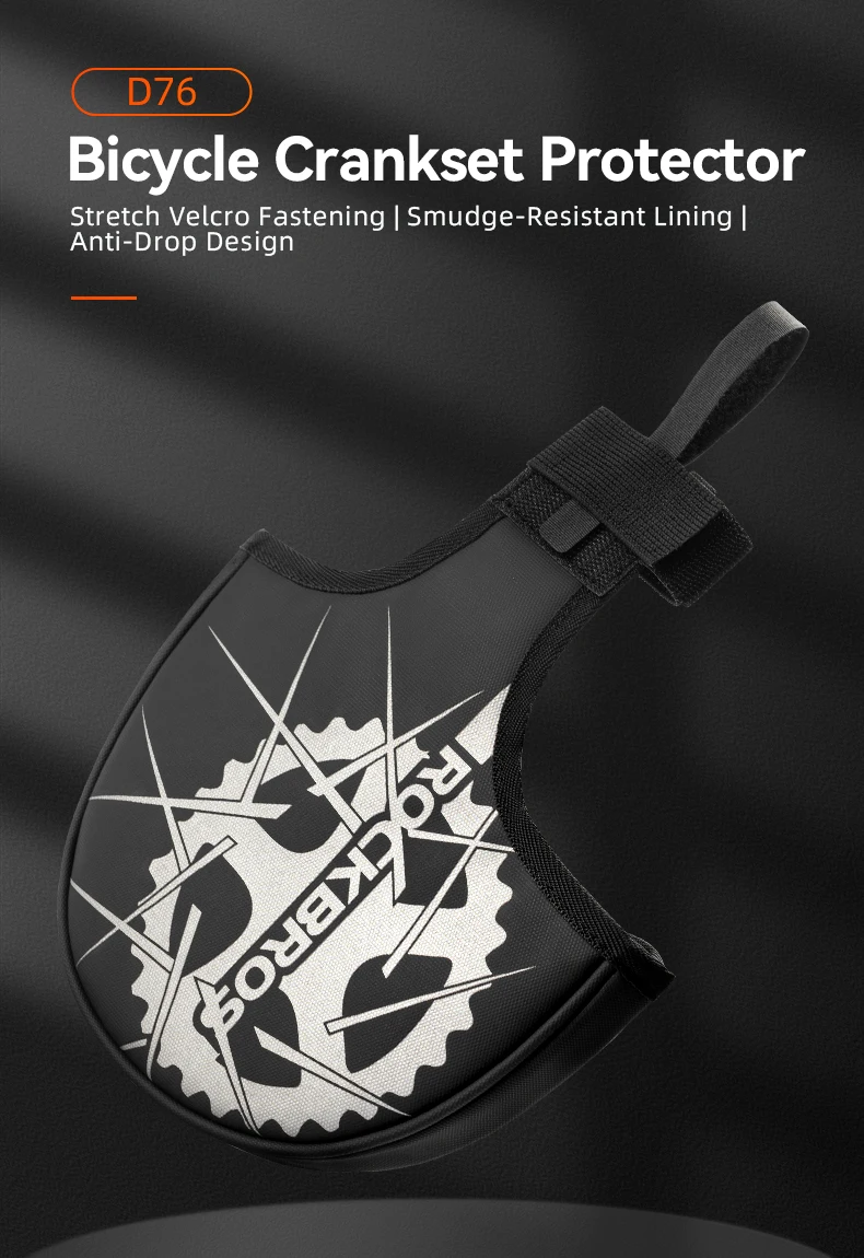 ROCKBROS Bicycle Gear Protective Cover Bike Fixed Gear Crank Protective ...