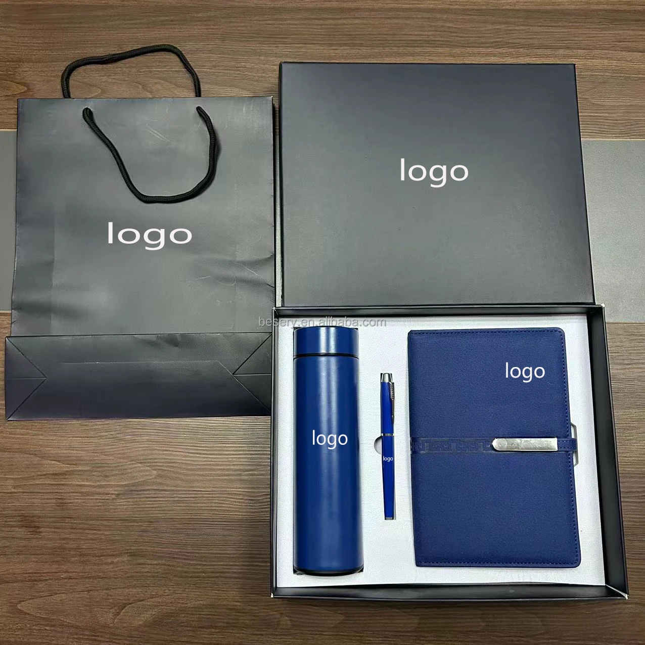Custom Logo Promotional Office Corporate Gift Set Advanced Business Gift Set For Man Woman 3in1 ...
