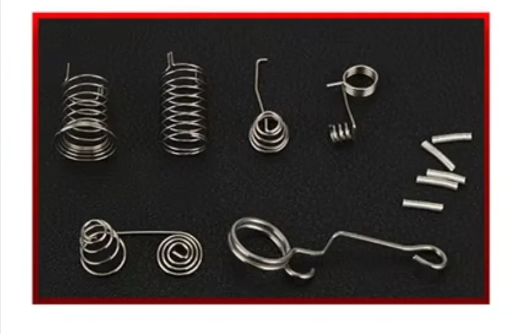 Small Conductive Flat Battery Contact Plated Compression Spring Contact ...