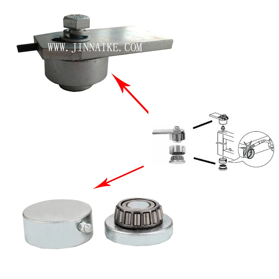 China Heavy Duty Ball Bearing Gate bottom Hinge Pivot Hinges| Alibaba.com