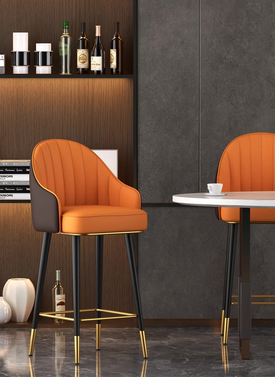 Modern Restaurant Bar Chair High Bar Stool For Kitchen Modern Dining ...