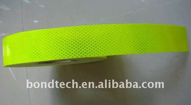 3M 4083 Fluorescent Yellow Green Warning Tape - Waterproof