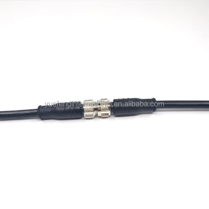 IP67 Power male M8 6P Molded Cable_M8 Cable assemblies_Dongguan Yuefeng ...