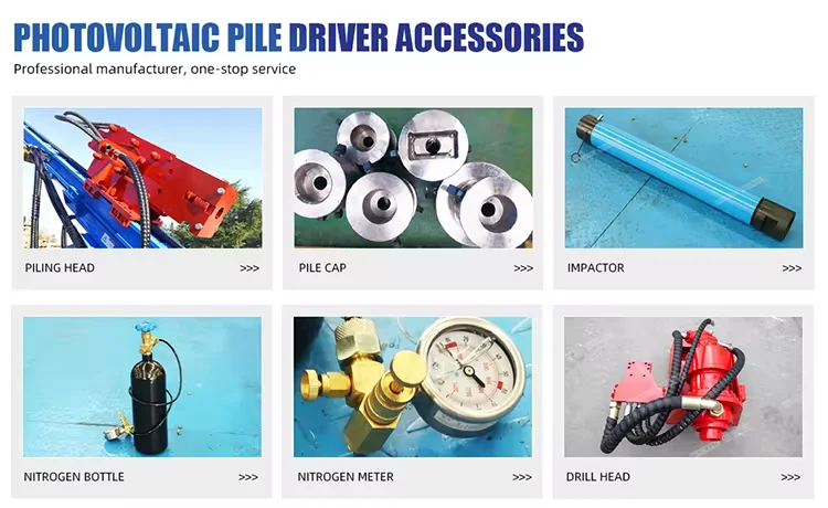 4M Solar Station Construction Pile Foundation Screw Piling Ramming ...