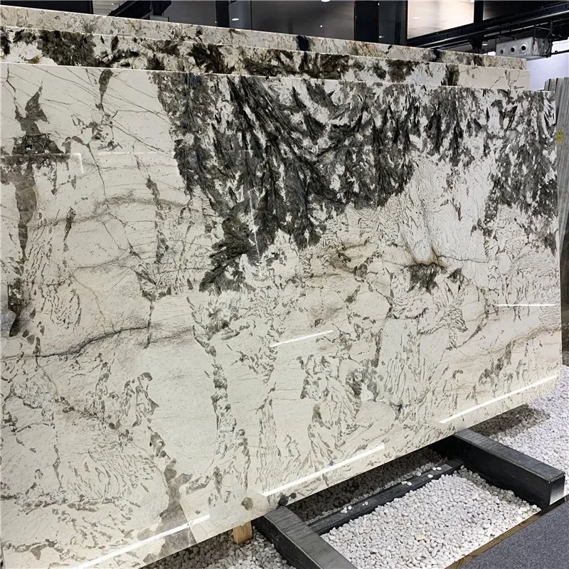 Wholesalers Backlit Alpinus White Quartzite Slabs For Wall And Kitchen ...