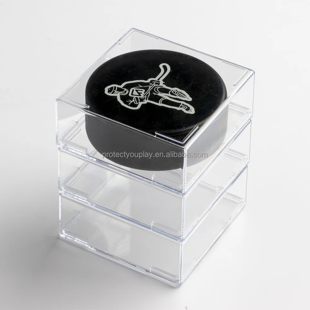 Hockey Puck Display Case - UV Protection & Customizable