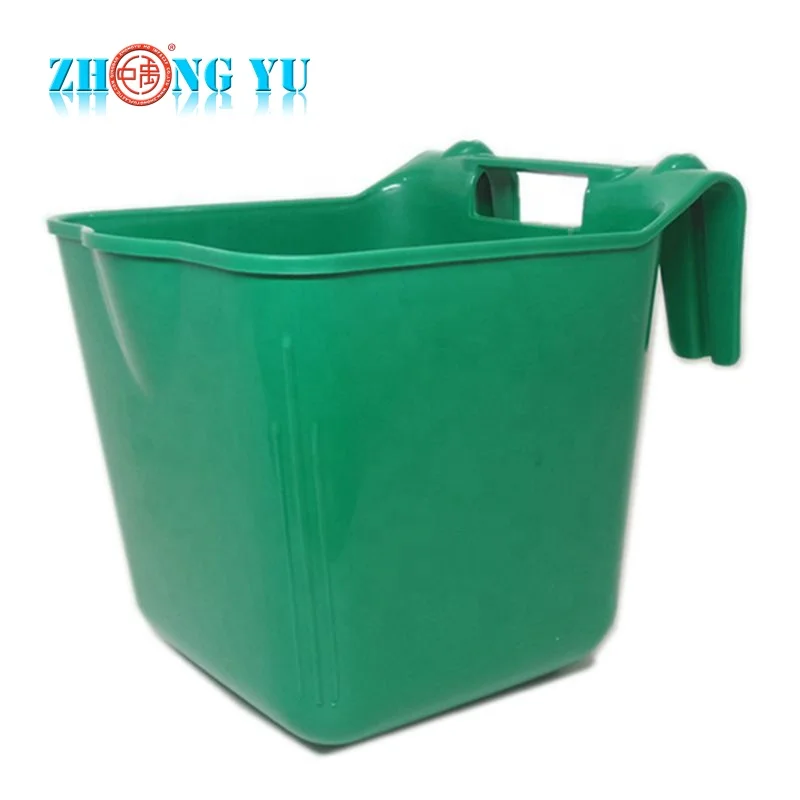 Outdoor Farm Fence Plastic Cattle Cow Horse Water Feeder Feed Bucket ...