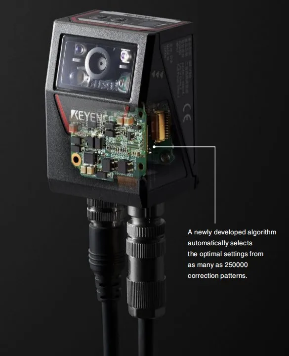 KEYENCE SR-750HA - High-Resolution 1D and 2D Barcode Scanner