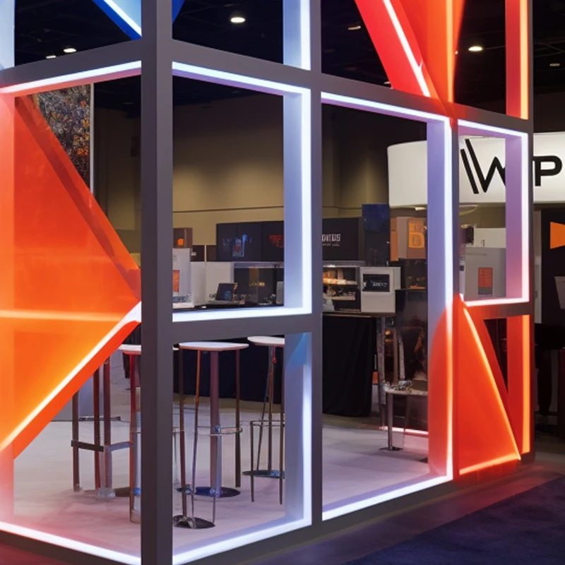 Exhibition Modular Booth System 3x6m - Portable & Customizable