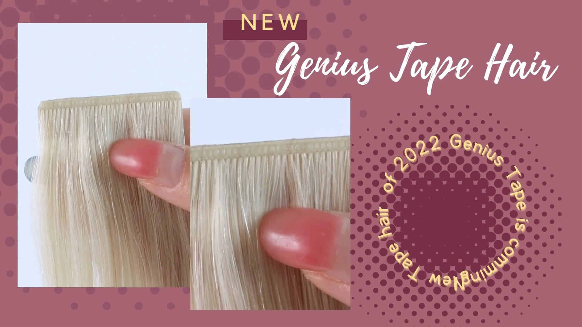 New Arrival Double Dawn European Thin Invisible Genius Tape In Hair ...