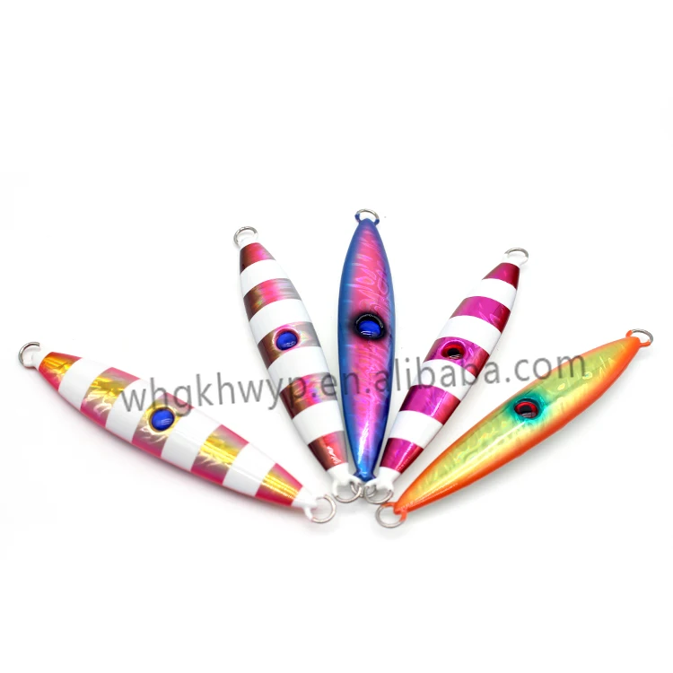 Big Game 100g Diamond 3d Eye Luminous Vip Fishing Metal Jigs Artificial Jigging Fast Sinking ...