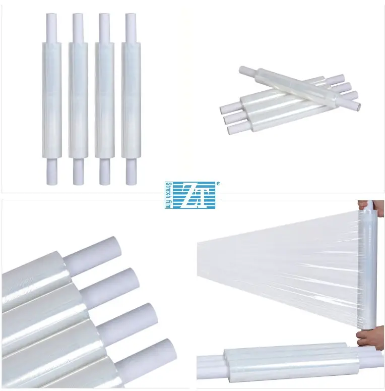 Transparent PE Pallet Wrap Manual Stretch Film with Extended Core ...