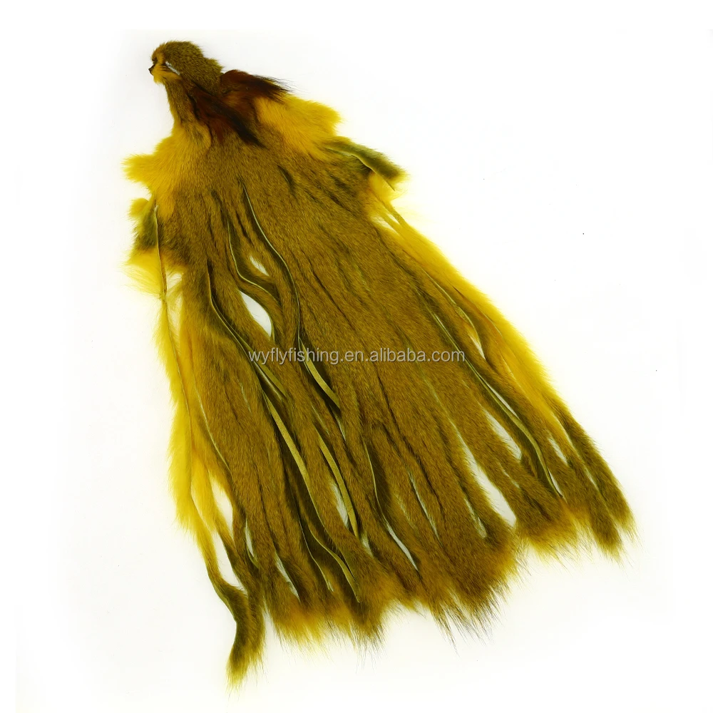 Fly Fishing Squirrel Fur Whole Squirrel Skin Natural Thick Hair Zonker ...