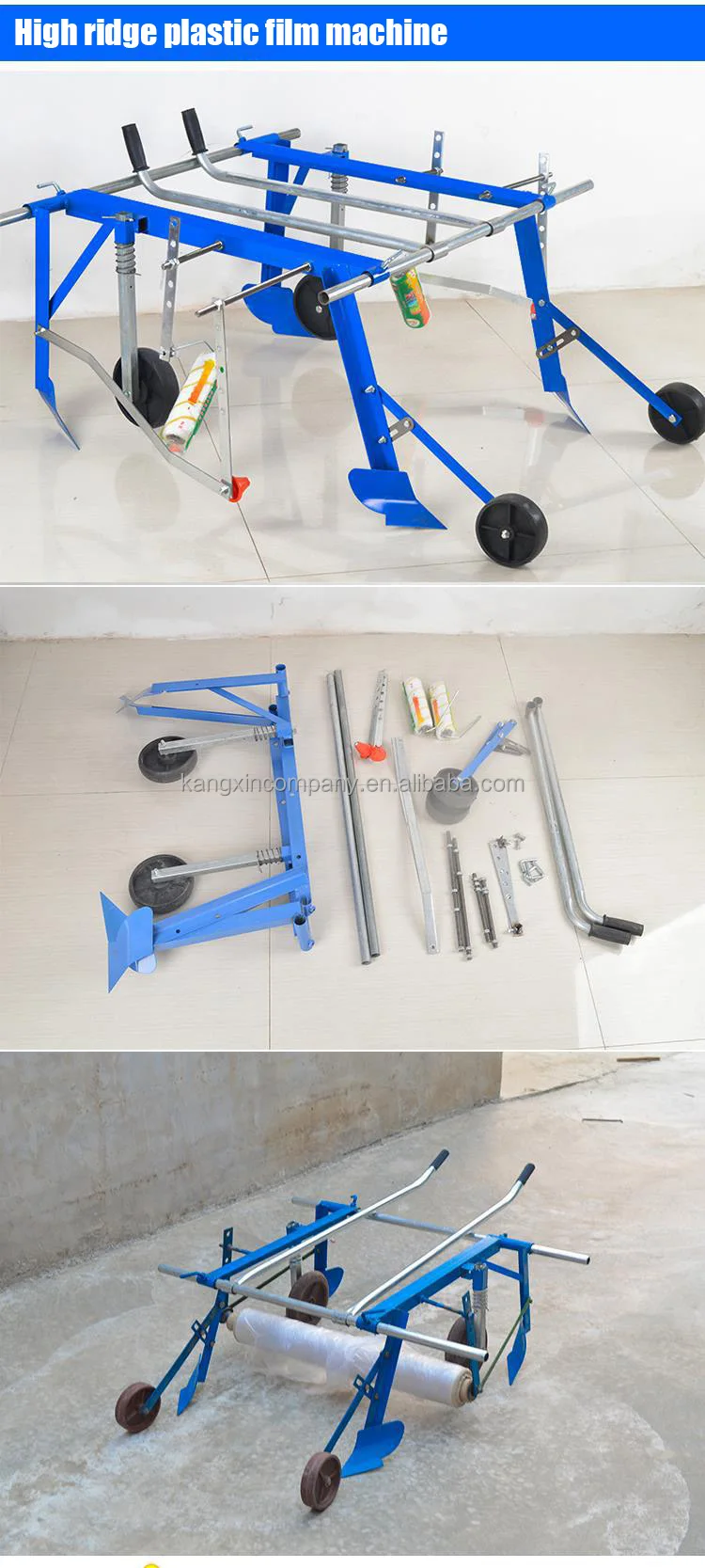 Manual Mulch Layer Mulching Height Agricultural Hand Pull Plastic Film ...