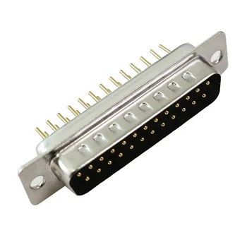 D Sub Technology Gun Punch Pin 25pin Serial Port Gold-plated Socket ...
