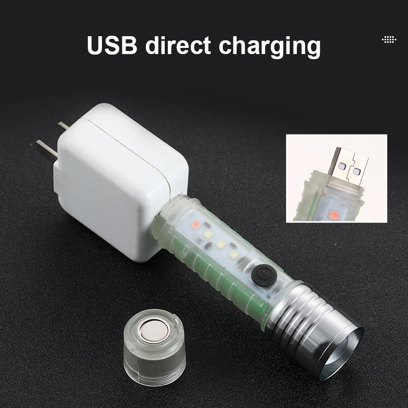 Helius New Mini P50+3*SMD Mini Strong Light with COB Portable ...