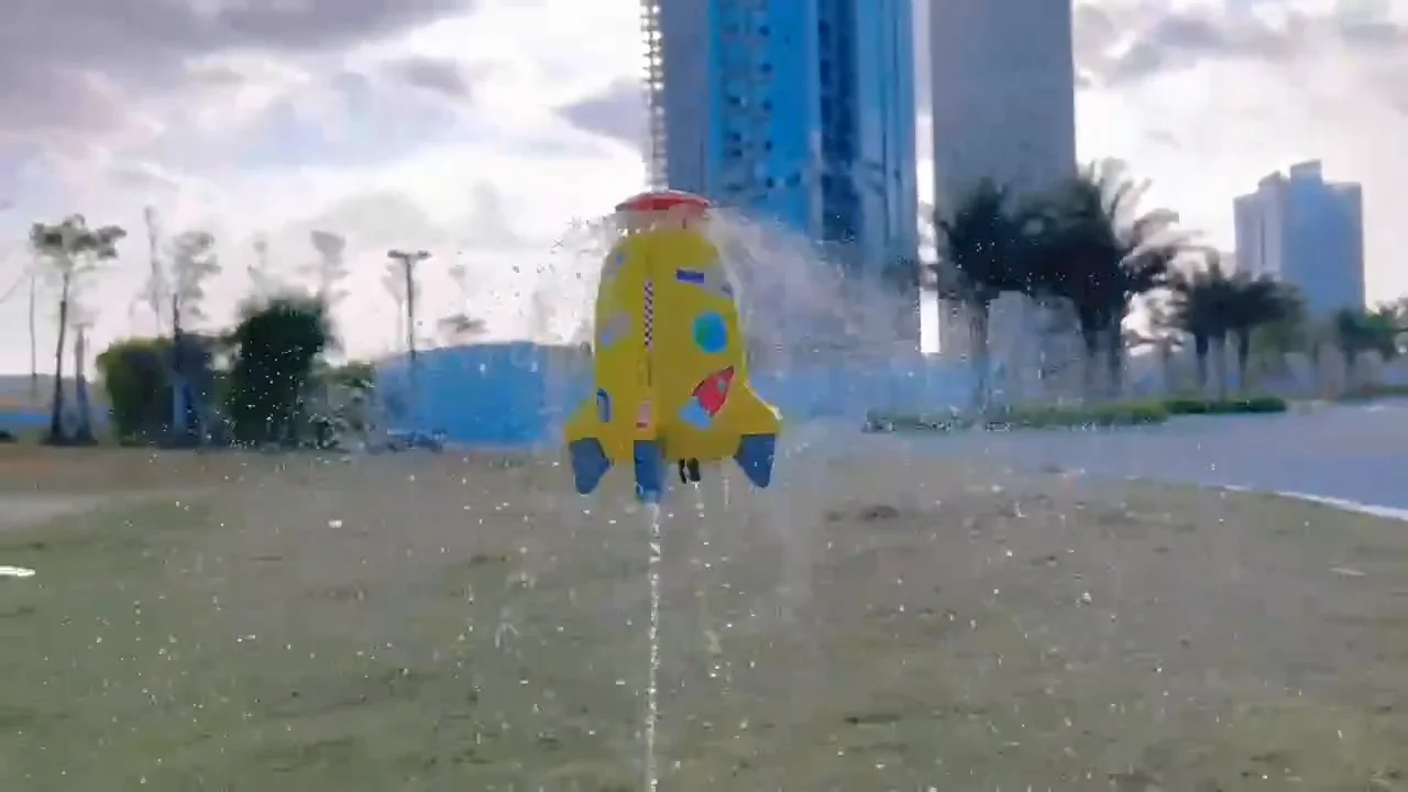 New Released Water Spray Rocket Launcher Toy For Garden Water Sprinkler ...