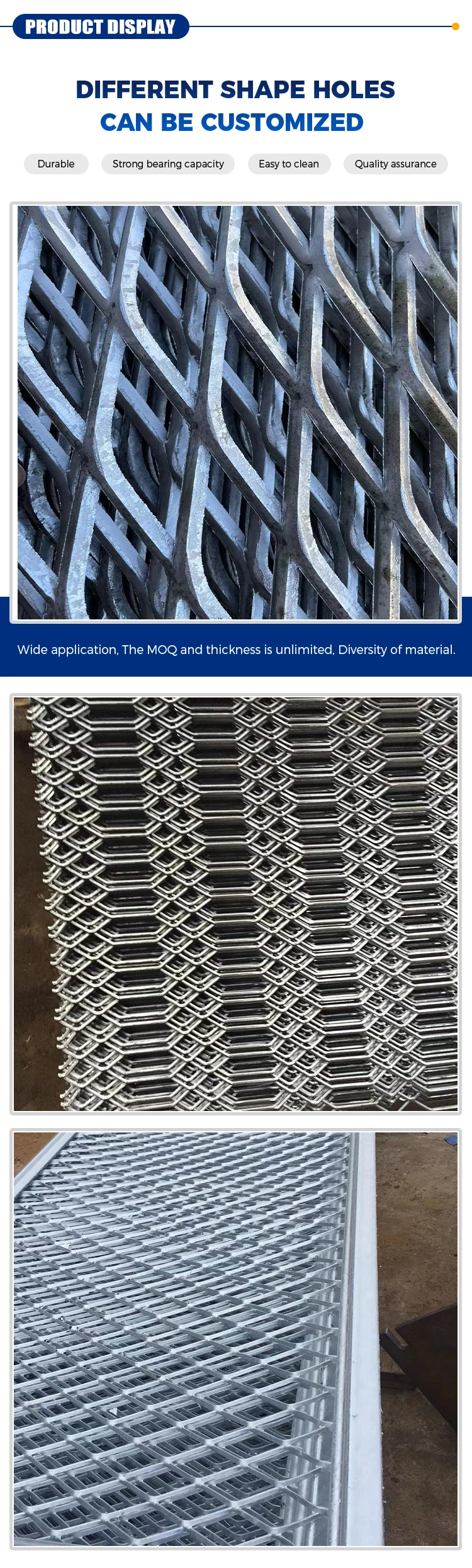 Stretched Aluminum Expanded Metal Mesh - Decorative & Durable