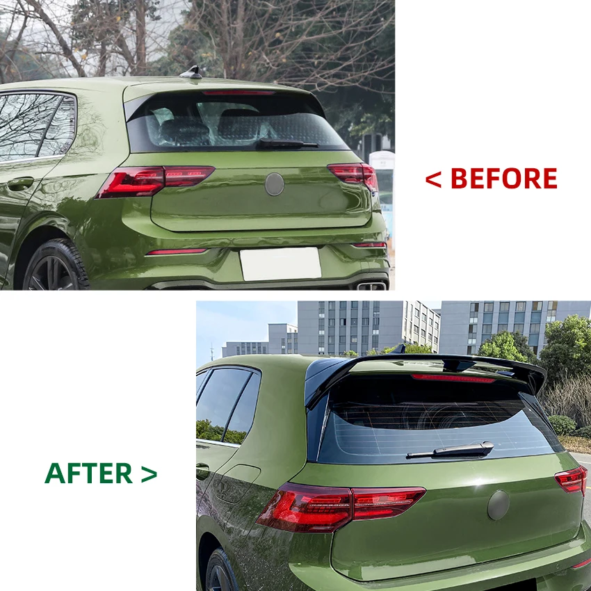 AMP-Z Hot Sales Car Body Kit Rear Trunk Wing Spoiler for VW Golf MK8 ...
