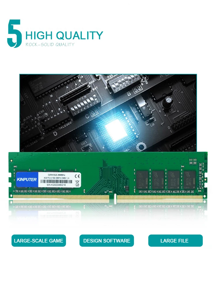 Wholesale OEM PC Memory RAM DDR3 8GB 1600mhz 3200mhz DDR4 8GB