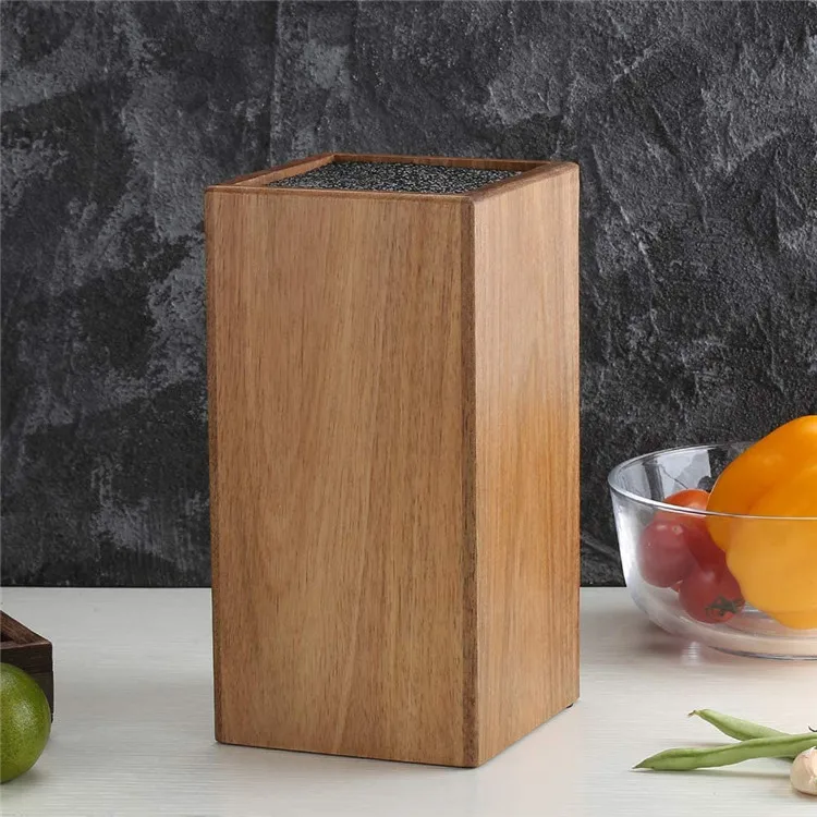 Wooden Kitchen Counter Knife Display Stand - Universal Block