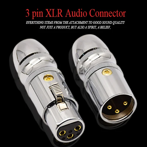 Alibaba.com: RASANTEK 24K Gold Plated 3 Pin Audio XLR Connector for ...