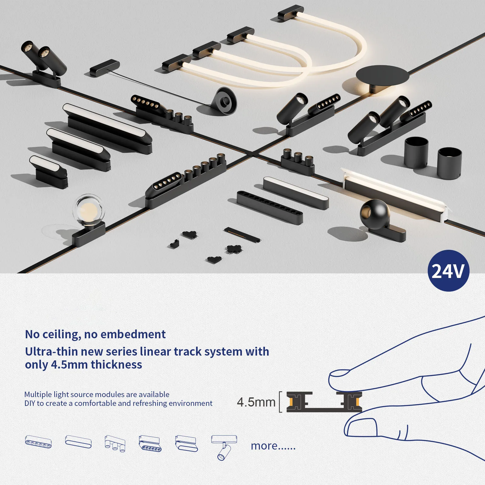 Magnetic Track Light 24V - Efficient LED Lighting Solutions